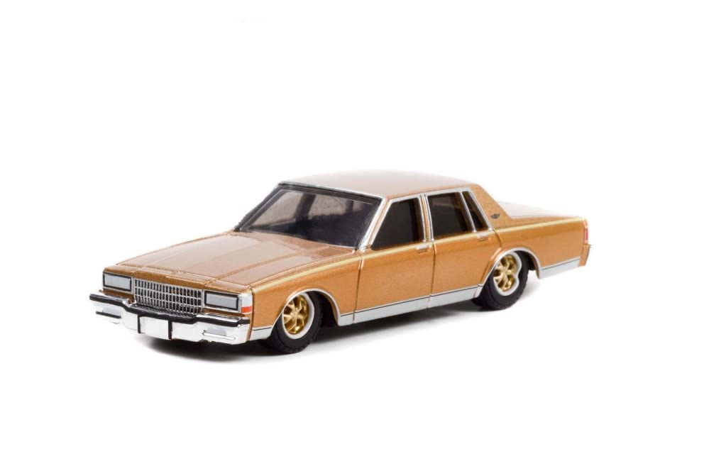 1985 Chevy Caprice, Custom Gold - Greenlight 63010C/48-1/64 Scale Diecast Model Toy Car