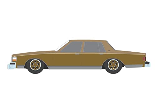 1985 Chevy Caprice, Custom Gold - Greenlight 63010C/48-1/64 Scale Diecast Model Toy Car