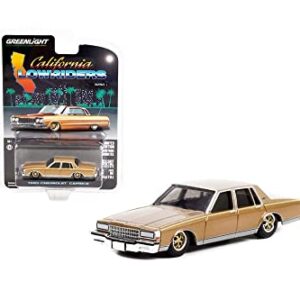 1985 Chevy Caprice, Custom Gold - Greenlight 63010C/48-1/64 Scale Diecast Model Toy Car