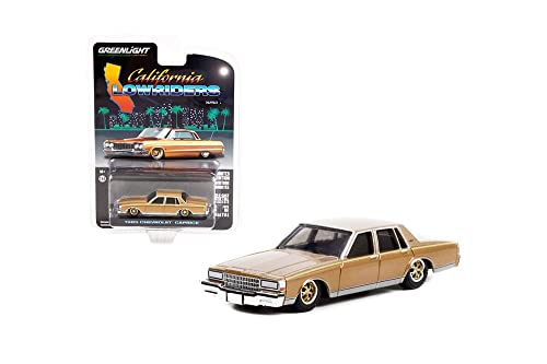 1985 Chevy Caprice, Custom Gold - Greenlight 63010C/48-1/64 Scale Diecast Model Toy Car