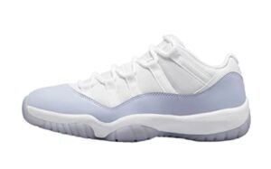 jordan women's 11 retro low pure violet white/pure violet-white (ah7860 101) - 8.5