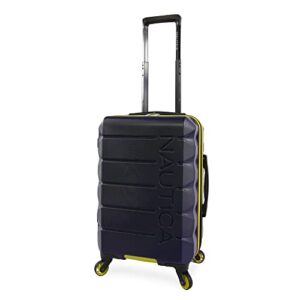 Nautica Lightview 3pc Hardside Luggage Set, Navy/Yellow