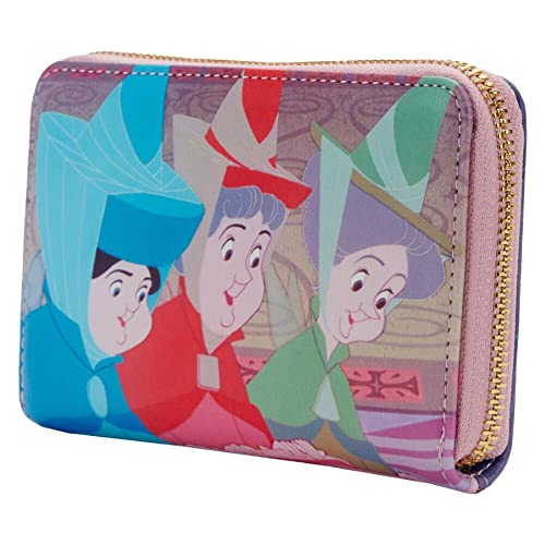 Loungefly Disney Sleeping Beauty Zip Around Wallet Sleeping Beauty One Size