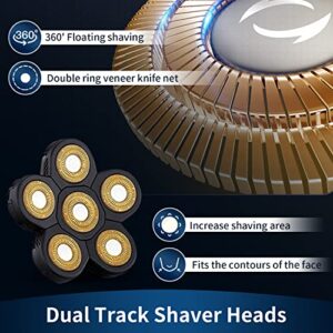 VOTMONI Head Shavers for Men 6D Electric Rotary Shaver Multifunctional Mens Bald Head Shaver Cordless Electric Razor for Men Waterproof Head Shaver Rechargeable Razors for Balding Man