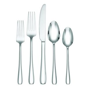 oneida b1059020al21 waverly 20 piece everyday flatware set, service for 4