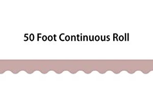 Teacher Created Resources Light Mauve Scalloped Rolled Border Trim (TCR8908)