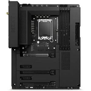 NZXT N7 Z690 Motherboard - N7-Z69XT-B1 - Intel Z690 chipset (Supports 12th Gen CPUs) - ATX Gaming Motherboard - Integrated I/O Shield - WiFi 6E connectivity - Bluetooth V5.2 - Black