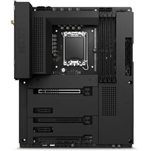 NZXT N7 Z690 Motherboard - N7-Z69XT-B1 - Intel Z690 chipset (Supports 12th Gen CPUs) - ATX Gaming Motherboard - Integrated I/O Shield - WiFi 6E connectivity - Bluetooth V5.2 - Black