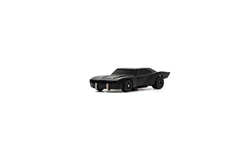 Jada Toys The Batman 1.65" Scale Nano Hollywood Rides: Batmobile, Batcycle, Chevy Corvette Die-Cast Vehicles (32043)