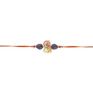 TRIYASHH Balkrishna Rakhi Beads Design Rakhi for Brother Raksha Bandhan Rakhi Handmade Rakhi (D1)