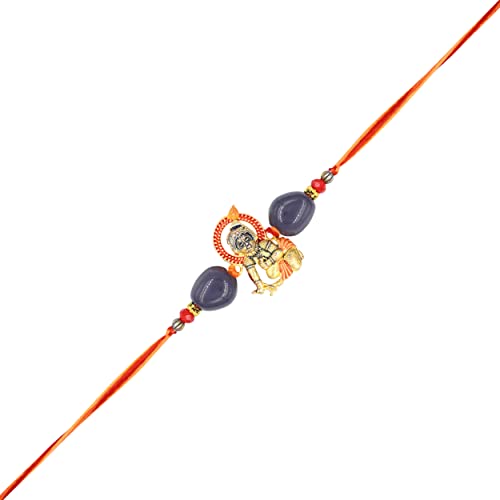 TRIYASHH Balkrishna Rakhi Beads Design Rakhi for Brother Raksha Bandhan Rakhi Handmade Rakhi (D1)