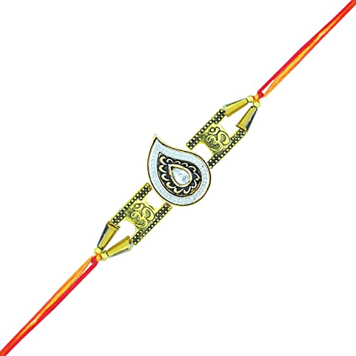 Rakhi for Brother Designer Rakhi with Beads Design Rakhi Raksha-Bandhan Gifts for Brother Sister (D27)