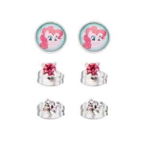 my little pony pinkie pie stud earrings set