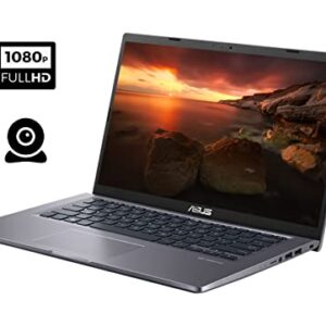 Asus 2022 Newest VivoBook Laptop, 14" Full HD Non-Touch Display, Intel Core i3-1115G4 Processor, 8GB DDR4 RAM, 128GB M.2 SSD, Backlit Keyboard, HDMI, Webcam, Wi-Fi, Bluetooth, Windows 10 Home, Grey