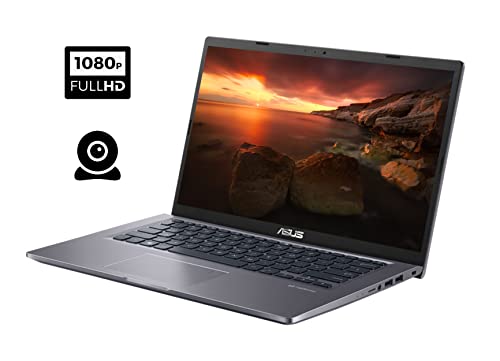 Asus 2022 Newest VivoBook Laptop, 14" Full HD Non-Touch Display, Intel Core i3-1115G4 Processor, 8GB DDR4 RAM, 128GB M.2 SSD, Backlit Keyboard, HDMI, Webcam, Wi-Fi, Bluetooth, Windows 10 Home, Grey