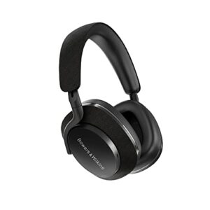 bowers & wilkins px7 s2 over-ear headphones (2022 model) - all-new advanced noise cancellation, works with b&w android/ios music app, slim & lightweight, 7-hour playback on 15-min quick charge, black