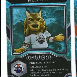 HUNTER 2021-22 Upper Deck MVP Mascot Gaming Card #M-12 Card Edmonton Oilers Hockey