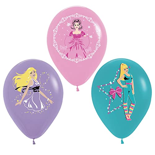 CYMYLAR Pink Girl Mylar Balloons Decorations, Birthday Girl Party barbi party supplies,Latex Balloons pink birthday shower set princess party, dreamhouse birthday party