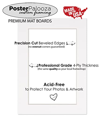 Pack of 25 Acid Free 11x17 Mats Bevel Cut for 9x14 Photos - Navy Canvas Texture Precut Matboards For Pictures, Photos, Framing - 4-ply Thickness