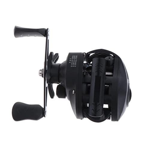 Reel - Baitcaster Fishing Reel, 7.6 LB Drag, 1 Shielded Ball Bearings Brake System, Right Handed