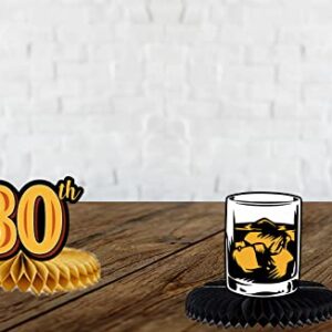 Cheers & Beers to 30 Oktoberfest Honeycomb Centerpieces Happy 30th Birthday Theme Decor for 30th Birthday Wedding 30 Anniversary German Bavarian Beer Festival Party Celebrations Supplies Decorations