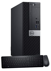 dell optiplex 7070 sff desktop computer pc, intel 8 core i7-9700 3.0ghz up to 4.70ghz,32gb ddr4 ram new 1tb nvme m.2 ssd,ax210 built-in wifi 6e,windows 11 pro, wireless keyboard & mouse(renewed)