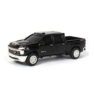 truck 1/64 2020 chevy silverado ltz, black, collect n play by ertl 47167-1