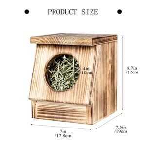 BalterFF Rabbit Hay Feeder Guinea Pig Bunny Stuff Chinchilla Food Dispenser Holder Cages Hay Rack Small Animal Automatic