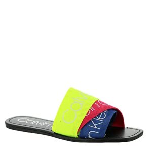 Calvin Klein Women's BAINY Sandal, Multi, 6