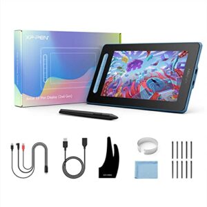 XPPen 10 inch Drawing Tablet Artist 10 2nd,Computer Graphics Tablet with X3 Stylus,Digital Drawing Pad with 8192 Levels Pressure Sensitive & 6 Shortcut Keys,Designed for PC,Laptop,Android(Blue)