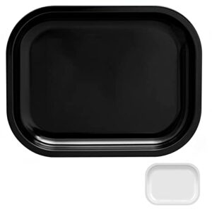 tlhaoa Tray Metal Rolling Tray (Black, 7" x 5.5")