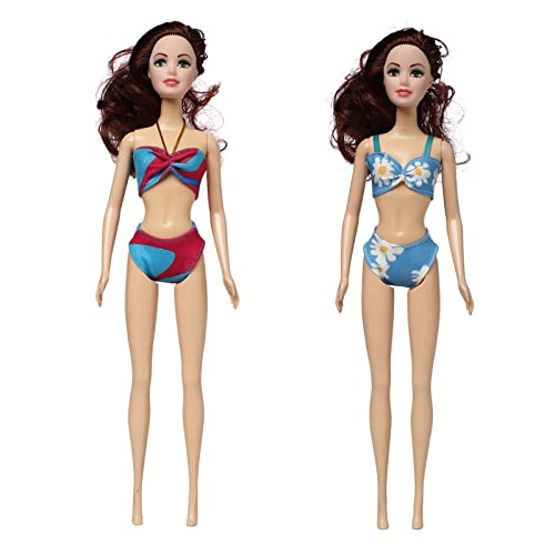 Babeilei 8 Sets of Colorful 11.5 Inch Doll Swimsuit Clothes Doll Bikini Swimsuit Bikinis for Dolls Clothing Doll Clothing