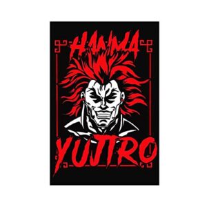 baki hanma poster hanma yujiro poster (2) canvas poster posters for room aesthetic art poster print poster 12x18inch(30x45cm) unframe-style