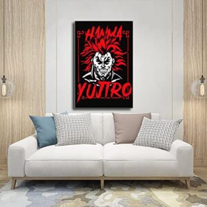 Baki Hanma Poster Hanma Yujiro Poster (2) Canvas Poster Posters for Room Aesthetic Art Poster Print Poster 12x18inch(30x45cm) Unframe-style