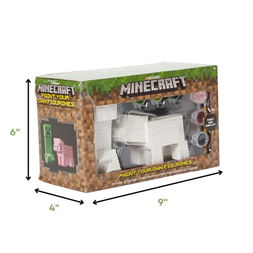 Innovative Designs Minecraft Paint Your Own Figurines Arts and Crafts Set for Boys and Girls