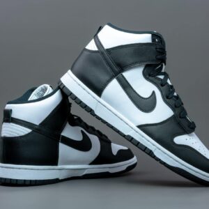 Nike Mens Dunk HI Retro DD1399 105 Black/White - Size 11.5