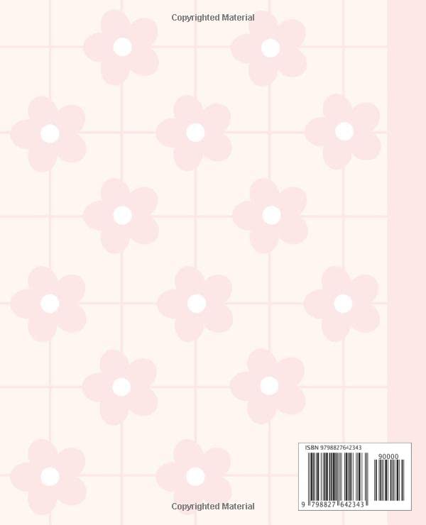 Composition Notebook: Wide Ruled Lined Paper Journal | Pink Flowers Pattern Workbook for Girls Teens Students School Work and College