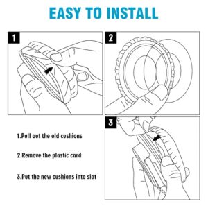 Replacement Ear Pads Cushion Earpads Kit On-Ear Headphones Soft Foam Pad for Bose OE2 OE2i Sound Link /Sound True