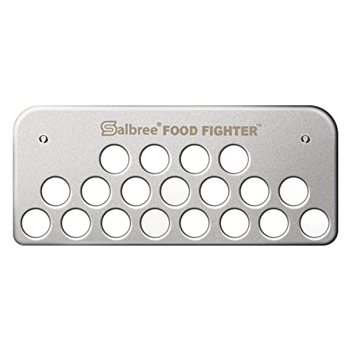 Salbree Food Fighter Mesh Screen Grease Gate Blocks Food from Falling into Rear Grease Trap Cup Tray & Compatible with All Blackstone Griddle Accessories Goalie, Universal Fit All Black Stone Grills