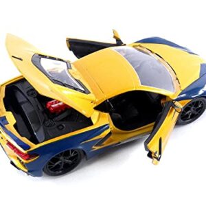 Jada Toys Marvel Wolverine X-Men 1:24 2020 Chevy Corvette Die-Cast Car with 2.75" Wolverine Figure