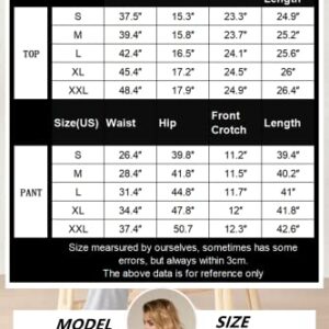 Ekouaer Jogging Suits for Women,Women's Tracksuit Crewneck Pajama Sets Lounge Sets Two Piece Casual Outfits Sweatsuits sets