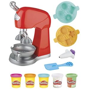 play-doh kitchen creations magical mixer playset, toy mixer with play kitchen accessories, arts and crafts for kids 3 years and up