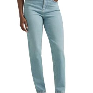 Lee Women's High Rise Mom Jean, One Tone, 16