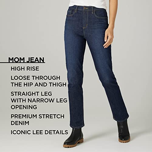 Lee Women's High Rise Mom Jean, One Tone, 16