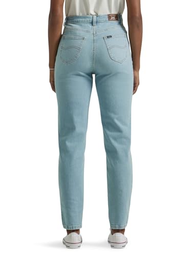 Lee Women's High Rise Mom Jean, One Tone, 16