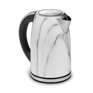 cuisinart electric cordless 1.7-liter tea kettle, marble, jk17-mtg