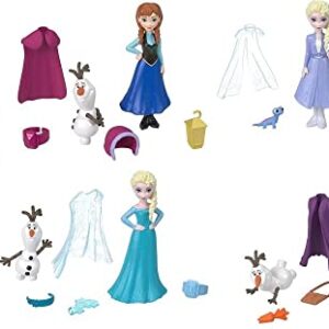 Disney Frozen by Mattel Disney Frozen Snow Color Reveal Small Doll & Accessories, 6 Surprises Include Character Figure Inspired by Disney Movies