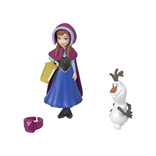 Disney Frozen by Mattel Disney Frozen Snow Color Reveal Small Doll & Accessories, 6 Surprises Include Character Figure Inspired by Disney Movies