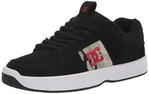 dc men's lynx zero casual skate shoe, black camouflage, 10.5