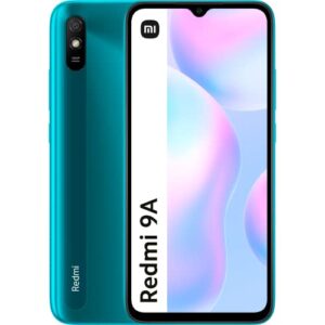 xiaomi redmi 9a 4g lte (32gb+2gb) factory unlocked (tmobile mint ultra tello global) global dual sim 13mp + (w/fast car charger bundle) (peacock green)